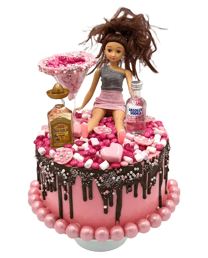 Drunk Barbie Piñata Smash Cake Toronto & GTA – Break My Cake