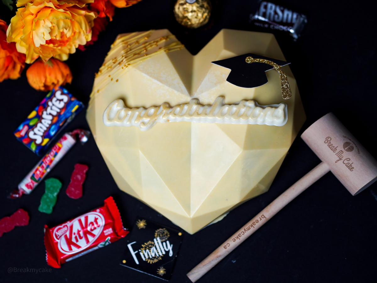 Graduation Party Piñata Smash Cakes in Toronto & GTA – Break My Cake